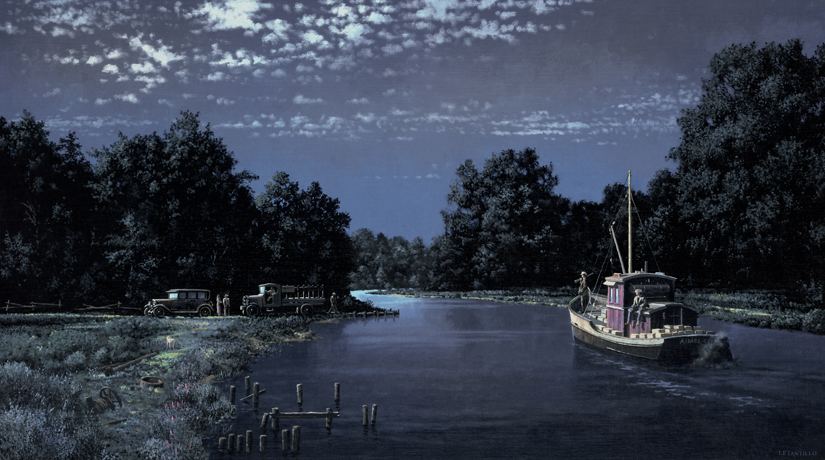 L.F. Tantillo Fine Art - The Whiskey Boat